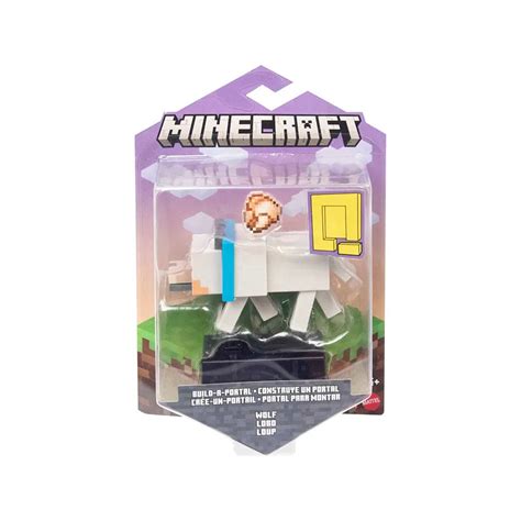 Minecraft Craft A Portal Action Figure Set Wolf Thegeekpeek