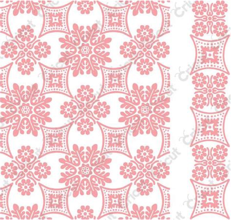 Cricut Cuttlebug A2 Embossing Folder And Border Foulard