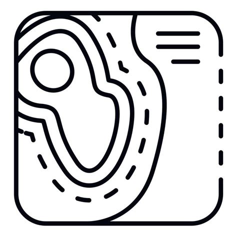 Topography Map Icon Vector Art Icons And Graphics For Free Download