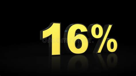 十六16 3d翻译 库存例证 插画 包括有 十六 指示符 部分 数学 宽大 投反对票 贴现 110314723