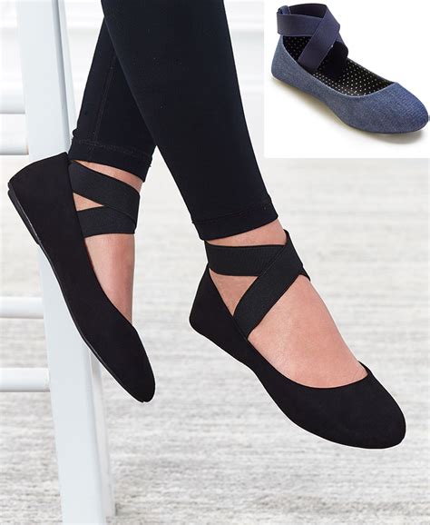 Womens Ankle Strap Ballerina Flats Ballerina Flats Ankle Strap