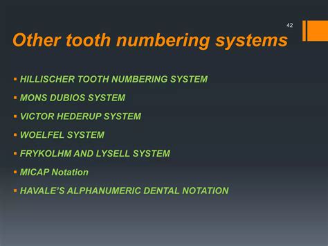 Tooth Numbering System PPTX