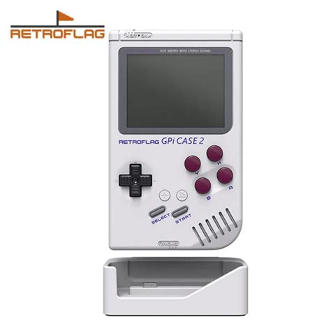 Retroflag Gpi เคส2แบบมีจอ Lcd 3 0นิ้วและ4000mah แบตเตอรี่แบบชาร์จได้