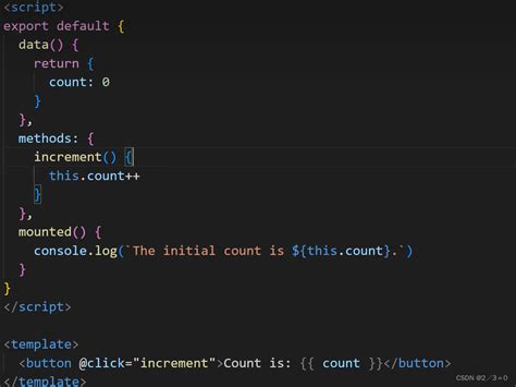 Vue3入门 01api风格和模板语法vue3 Api风格 Csdn博客