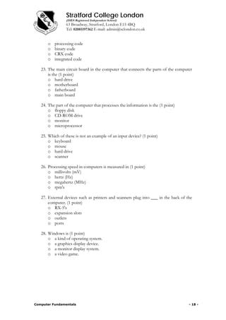 Computer Fundamental PDF