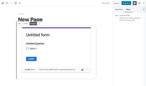 How To Embed A Google Form On Your WordPress Site 3 Easy Steps