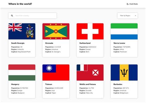Frontend Mentor Rest Countries Api Nextjs Tailwind Framer Motion