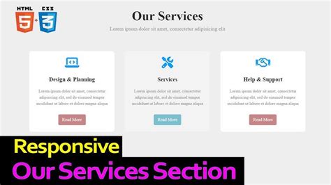 Our Services Web Design Portfolio