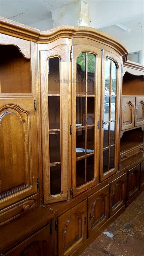 Секция масивно дърво Секция етажерка Мебели за дома и офиса Сливен Секция от масивно