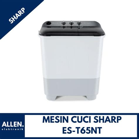 Jual Mesin Cuci Tabung Kg Sharp Es T Nt Shopee Indonesia