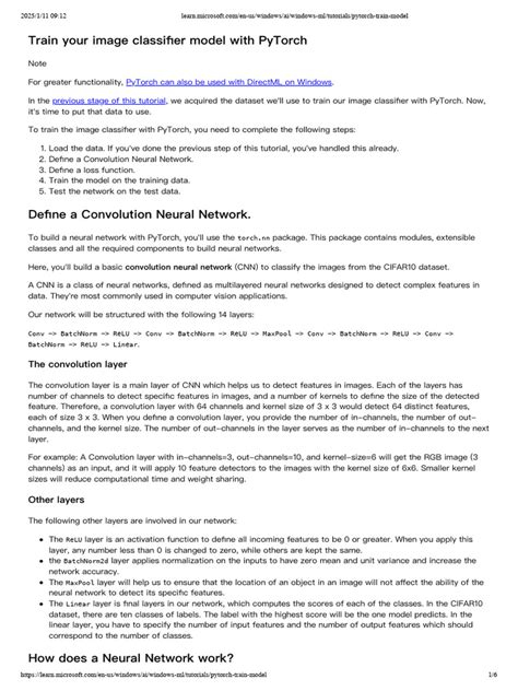 Train Your Image Classifier Model With Pytorch Pdf Artificial Neural Network Applied