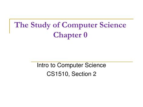 Ppt Mastering Computer Science Basics Powerpoint Presentation Free