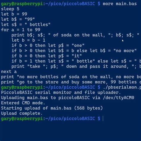 a basic interpreter for the raspberry pi pico hackaday