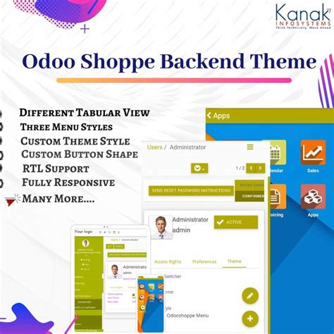 Odoo Shoppe Backend Theme [video] Backend Website Development