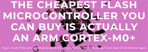 The Cheapest Flash Microcontroller You Can Buy Is Actually An Arm Cortex M0 Jaydcarlson