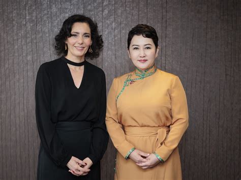 ГХ ны сайд Б Батцэцэг Бельгийн ГХ ийн сайд Хаджа Лабибтай уулзаж