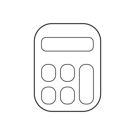 Simple Calculator Icon Illustration Design 16831595 Vector Art At Vecteezy