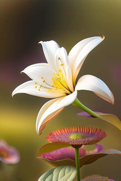 Premium AI Image White Lily Premium AI Image White Lily