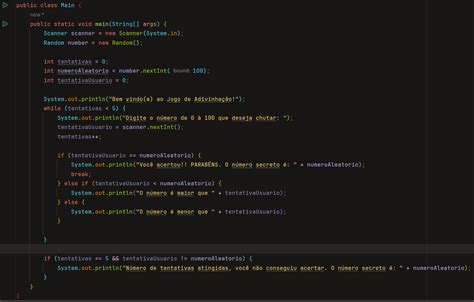 Desafio Jogo De Adivinhação Solução Java Criando A Sua Primeira Aplicação Alura