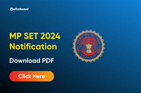 Mp Set 2024 Notification Out Download Notification Pdf