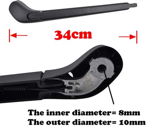 Xqxstore Limpiaparabrisas Trasero Para Ford Focus 2 Hatchback 2004