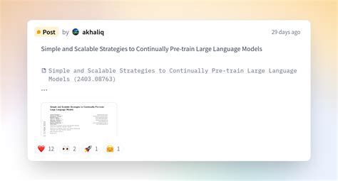 Akhaliq On Hugging Face Simple And Scalable Strategies To