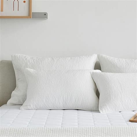 풍기인견 피그먼트 줄누빔베개커버40 60 Ivory 모던하우스