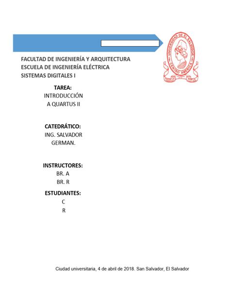 Quartus Ii Descargar Gratis Pdf Lenguaje De Descripción De Hardware