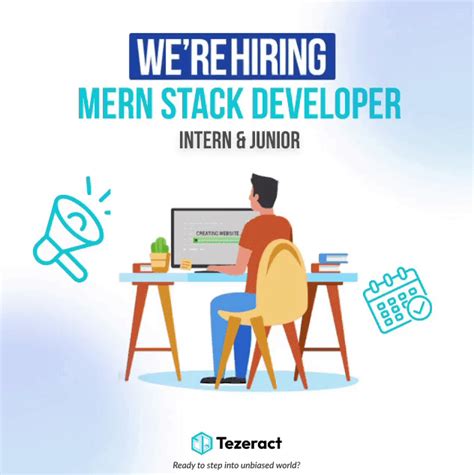 Tezeract On Linkedin Tezeract Hiring Mernintern Mernstackdeveloper