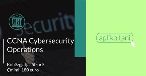 Ccna Cybersecurity Operations Ubt Professional School