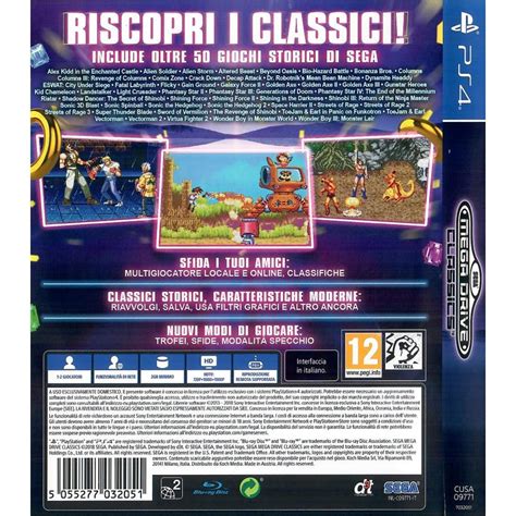 Sega Mega Drive Classics Ps4 Sem Poster Seminovo Jogo Mídia Física