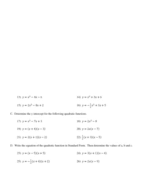 SOLUTION Pre Calculus Quadratic Functions Assignment Studypool