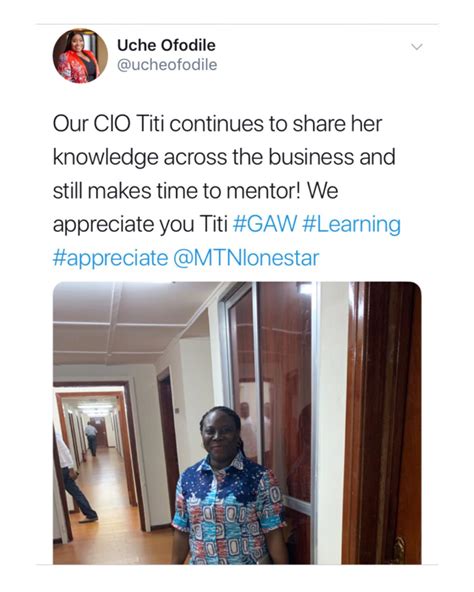 titi fakuade on linkedin appreciation knowledgeshare mentoring 36