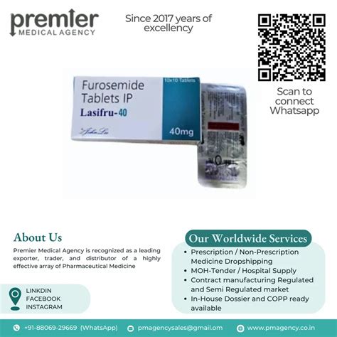 Furosemide Tablets 40 Mg Lasifru At ₹ 100box Furosemide Tablet In