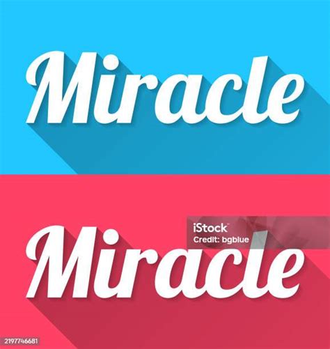 Miracle 파란색과 빨간색 배경에 긴 그림자가 있는 평면 디자인 3차원 형태에 대한 스톡 벡터 아트 및 기타 이미지 3차원 형태 경외감 그림자 Istock