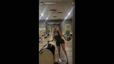 Padres Adrian Morejons Girlfriend Melany Drops Gym Selfie In A