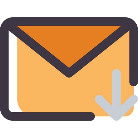 Email Generic Color Omission Icon