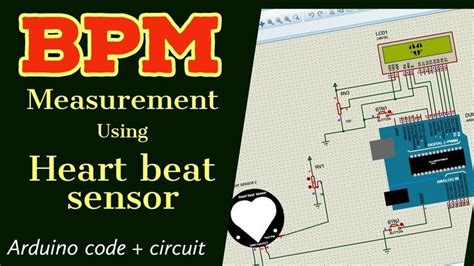 Bpm Measurement Using Heart Beat Sensor And Arduino Hear Beat Sensor Simulation In Proteus