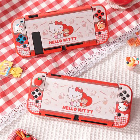 Geekshare Sanrio Hello Kitty Themed Protective Case For Nintendo Switch And Switch Oled Shopee