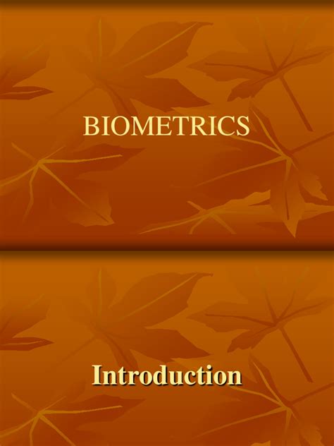 9 biometrics pdf biometrics identity document
