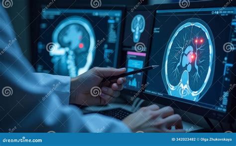 Computed Tomography Of The Brain Stock Illustration Illustration Of Display Neuroscience
