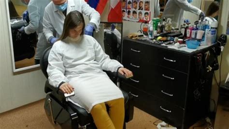 Barber Girl Forced Haircut ️💈 In 2025 Forced Haircut Hair Cuts Long