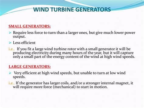 WIND POWER GENERATION PPTX Power And Energy Industry Industries