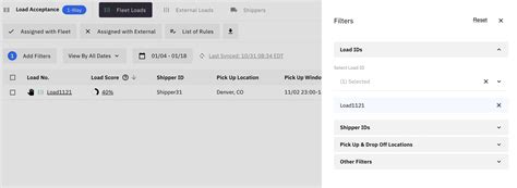 Assign Loads To Your Asset Fleet Optimal Dynamics