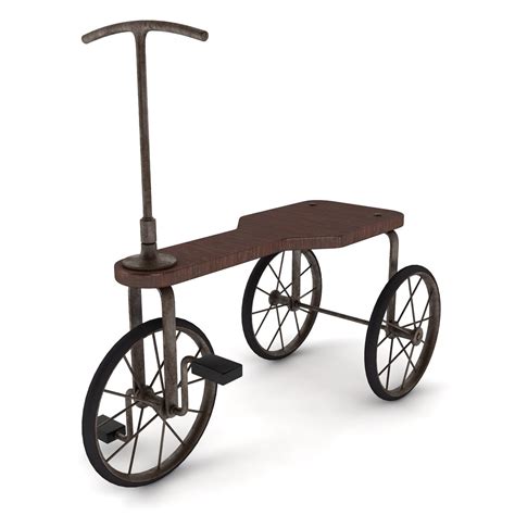 빈티지 세발 자전거 3d 모델 39 3ds Dxf Fbx Max Obj Free3d