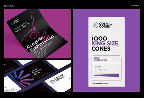 Cosmic Cones Identity On Behance