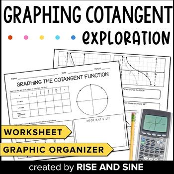 Graphing The Cotangent Function By Rise And Sine Tpt