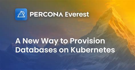 a new way to provision databases on kubernetes hackernoon