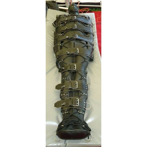 Real Cow Leather Sleep Sack Bondage Body Bag Bdsm Mummy Seductive