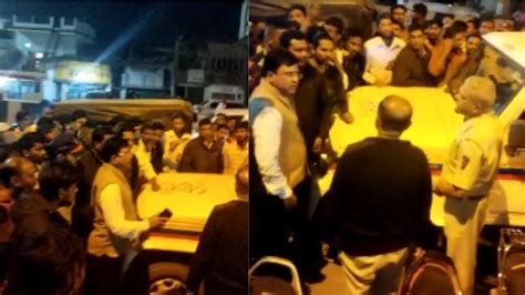 Mla Viral Video शिवसेना आमदारांची भररस्त्यात पोलिसांना शिवीगाळ व्हिडीओ व्हायरल Nagpur Ramtek